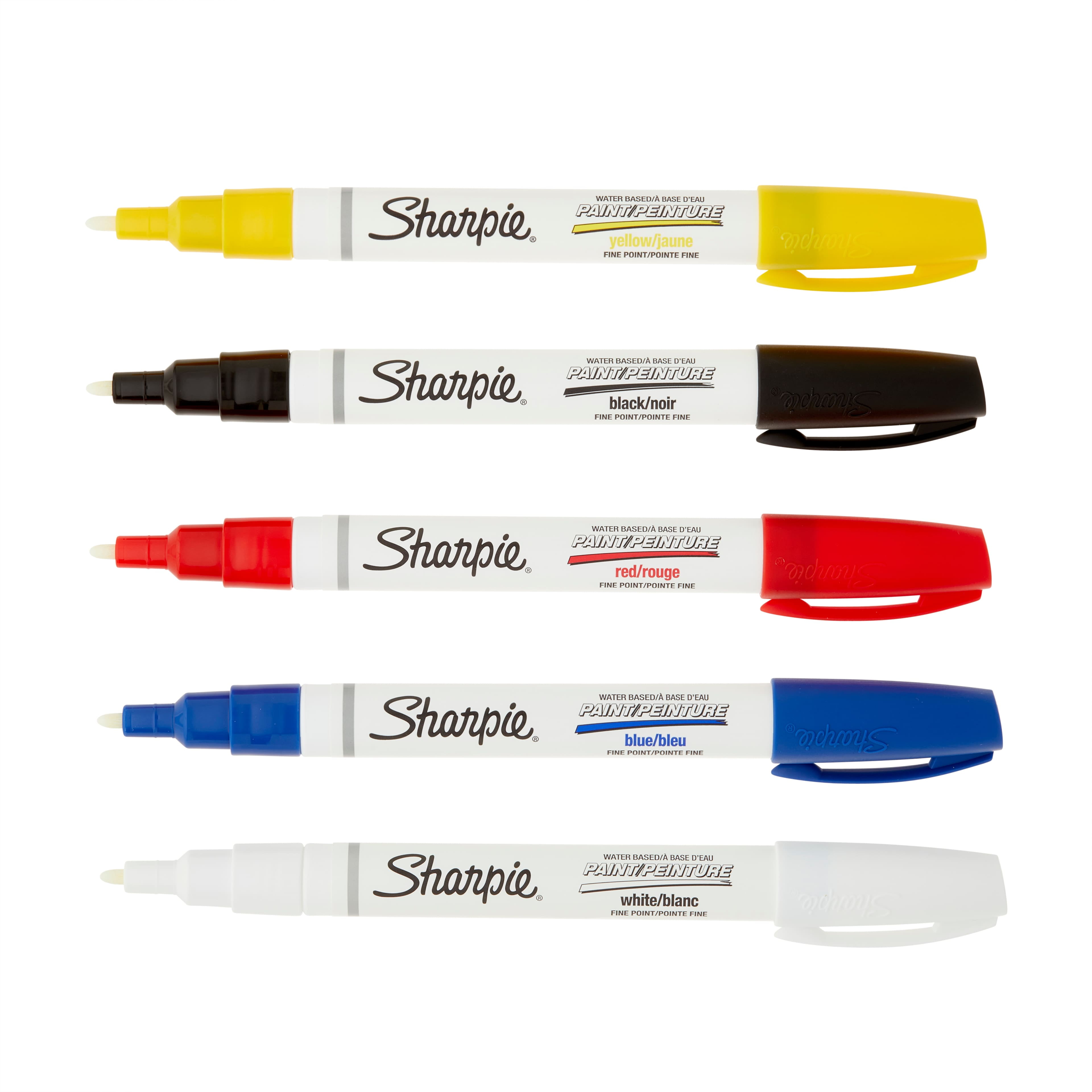 Sharpie® Water-Based Paint Markers, Fine Point Primary Set - Walmart.com