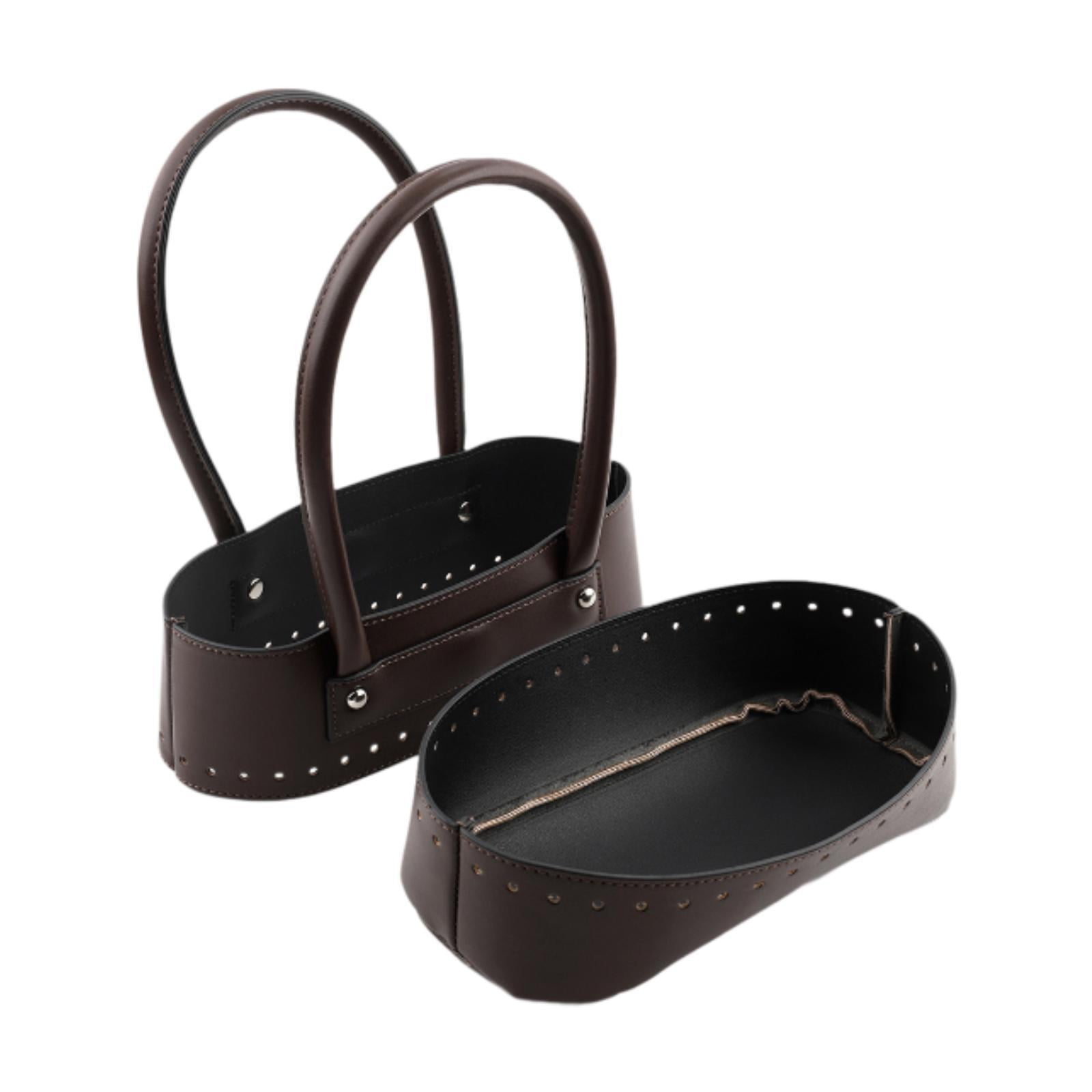 Sharplace 2 Pieces Handbag Making Kit Bag Bottom and Handle for Weaving ...