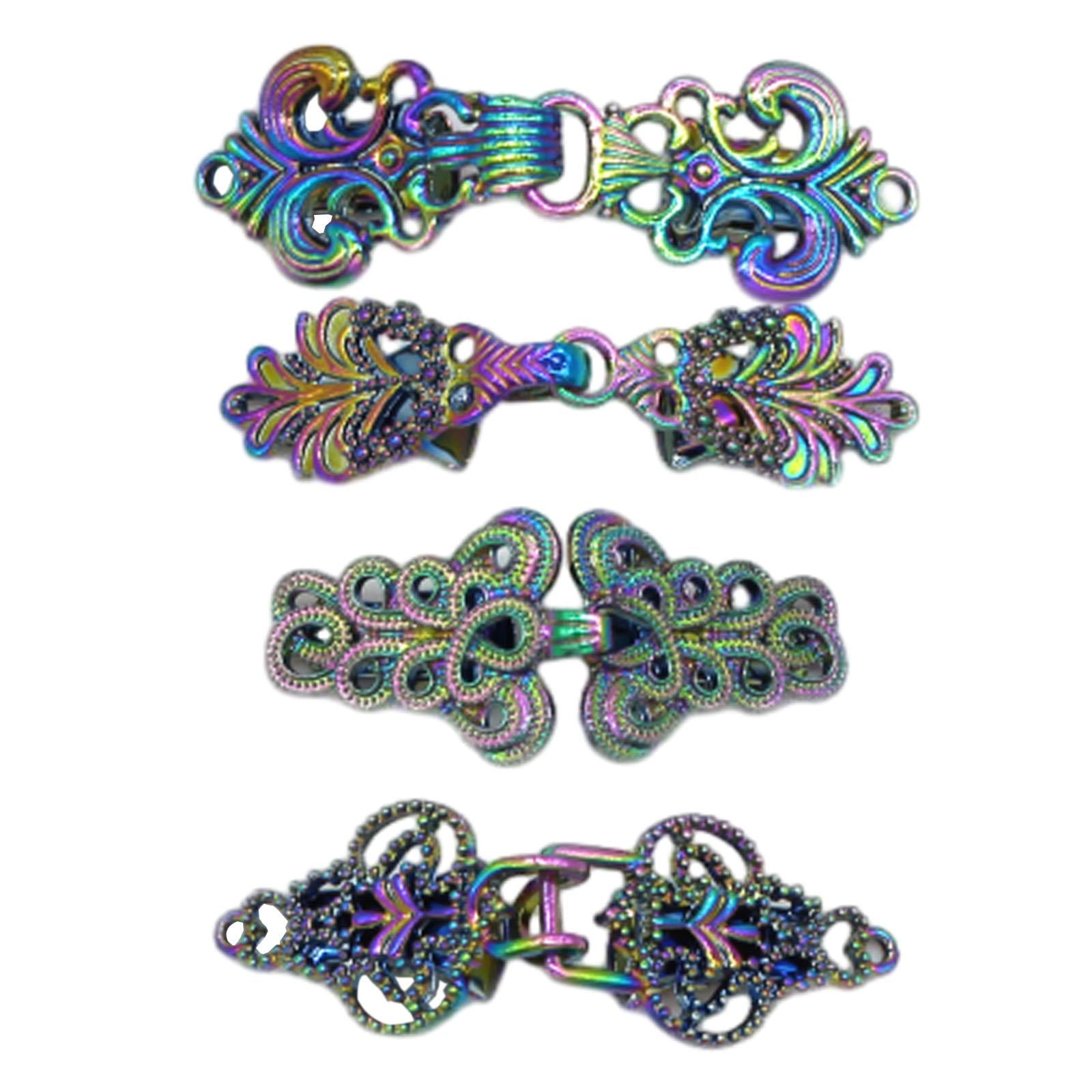 Sharplace 4 Pieces Sweater Clips Cardigan Collar Clips Decorative ...