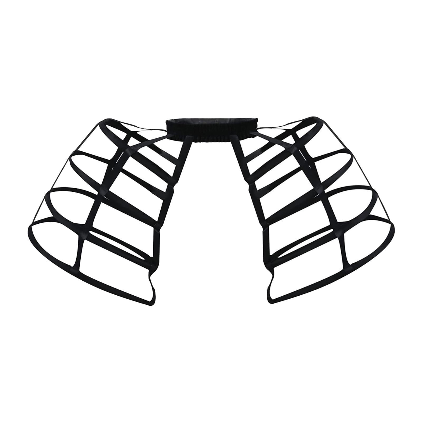 Sharplace Cage Hoop Skirt Bilateral Petticoat Womens Half Slip ...