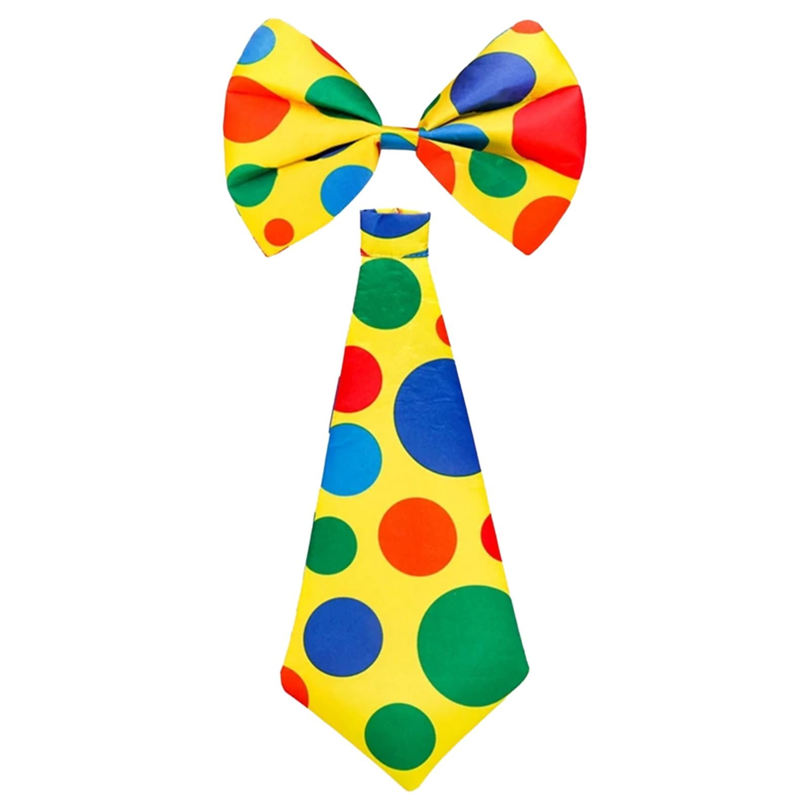 Sharplace Clowns Tie and Bow Bowtie and Necktie Outfit Men Women Neck ...
