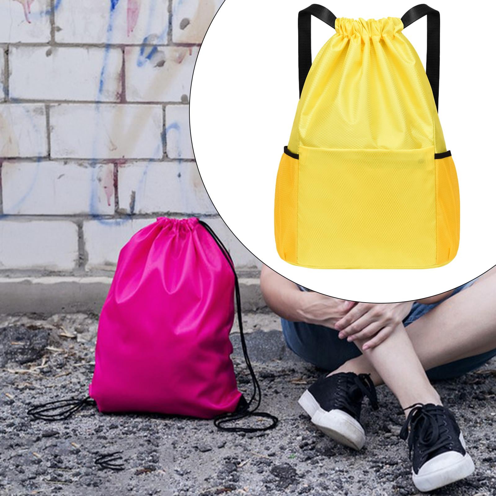 Sharplace Drawstring Backpack Knapsacks Lightweight Storage Women Men ...