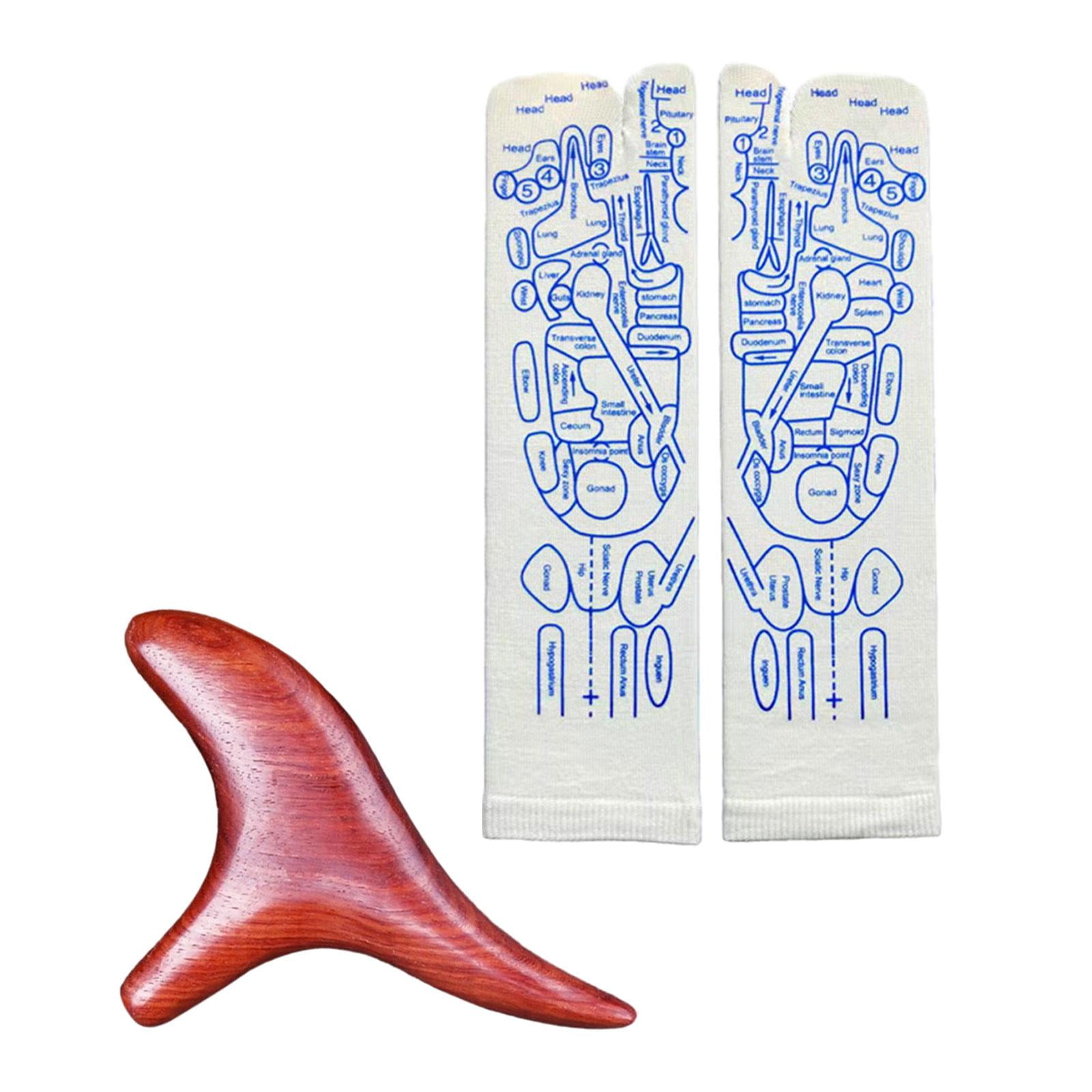 Sharplace Foot Massage Socks Reflexology Sock, Hosiery Reflection Area Acupoint Illustration ...