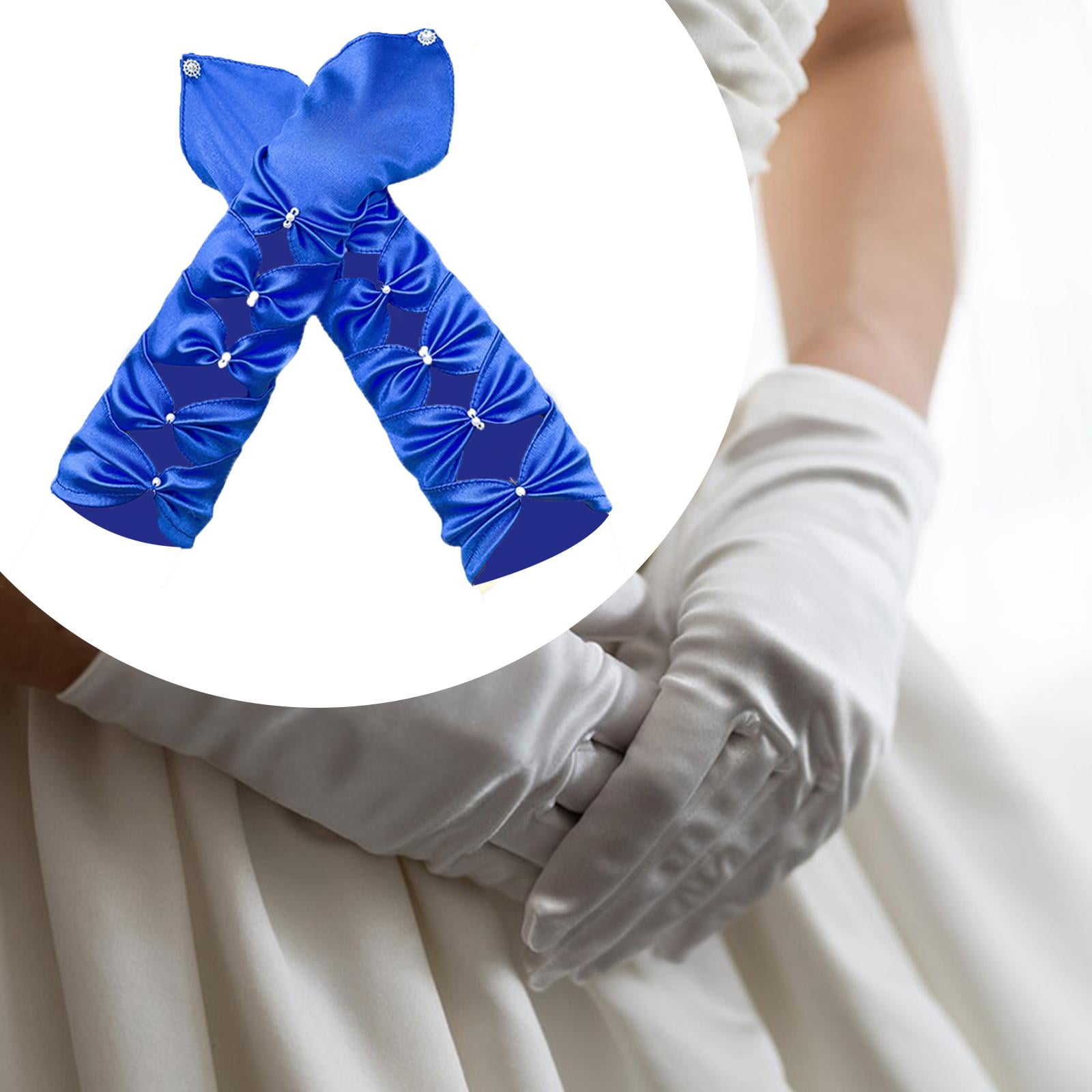 Sharplace Long Opera Party Gloves Opera Length Gloves Women Lady Hook ...