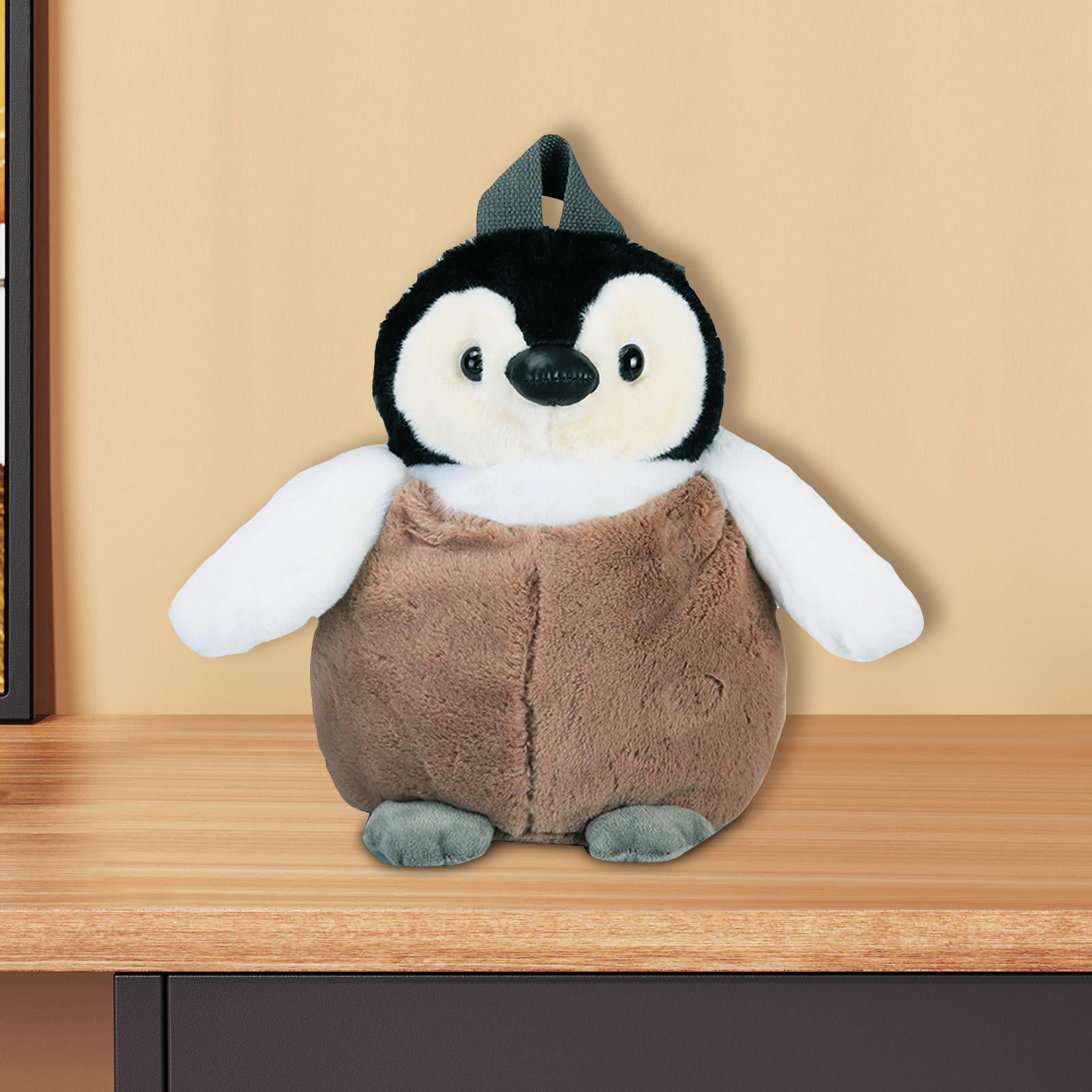 Sharplace Penguin Backpack, Stuffed Penguin Doll Bag with Adjustable ...