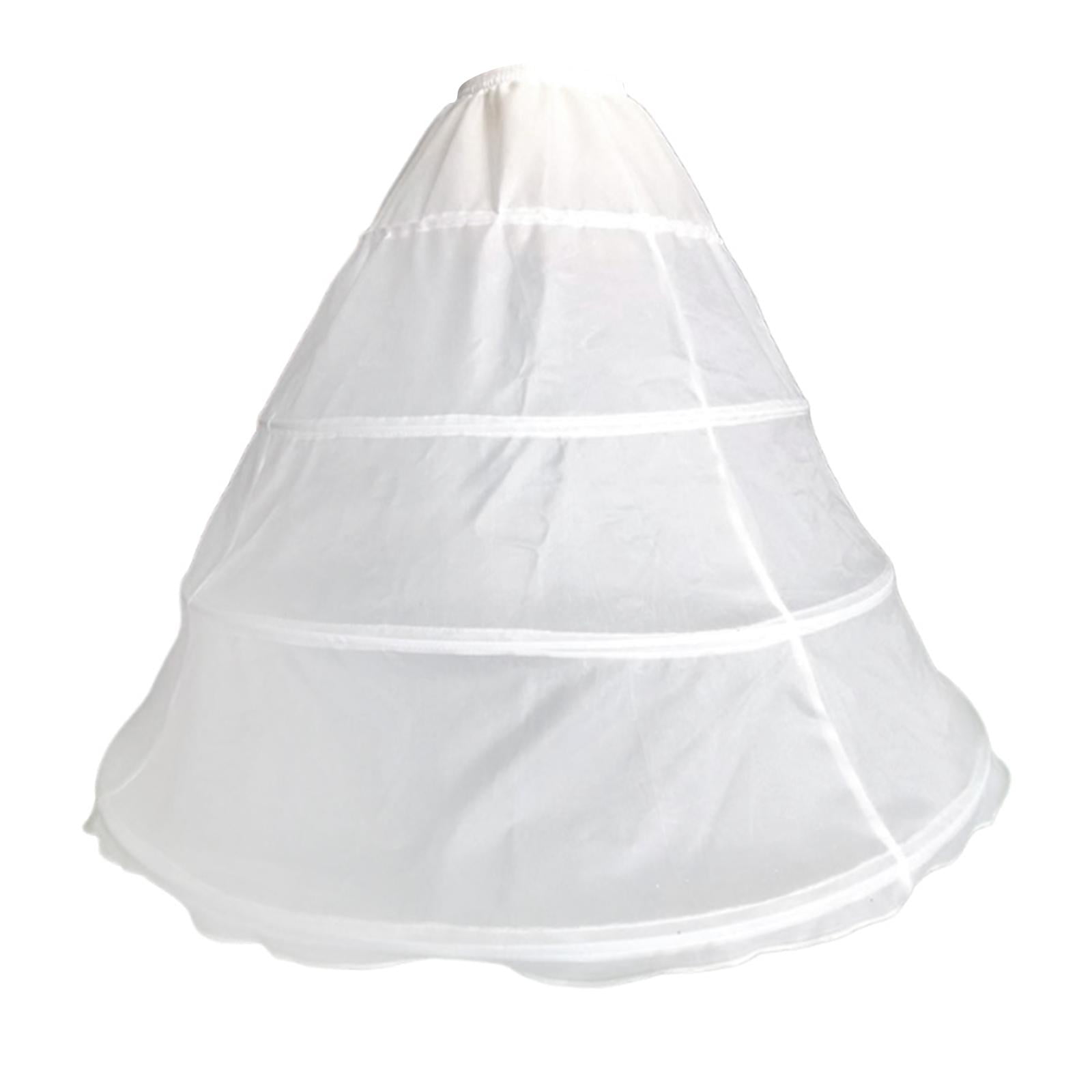 Sharplace Women Crinoline Underskirt 4 Hoop Underskirt Tulle Half Slip ...