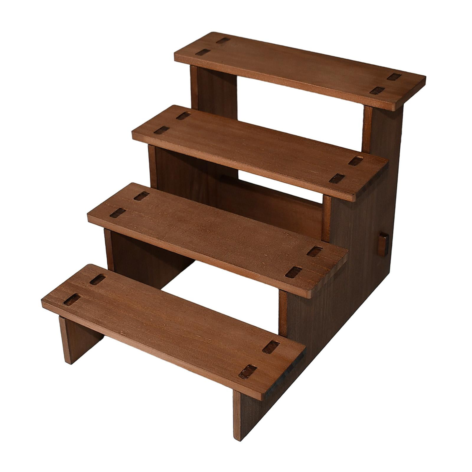 Sharplace Wood Display Riser Collectibles Display Stand Desktop ...