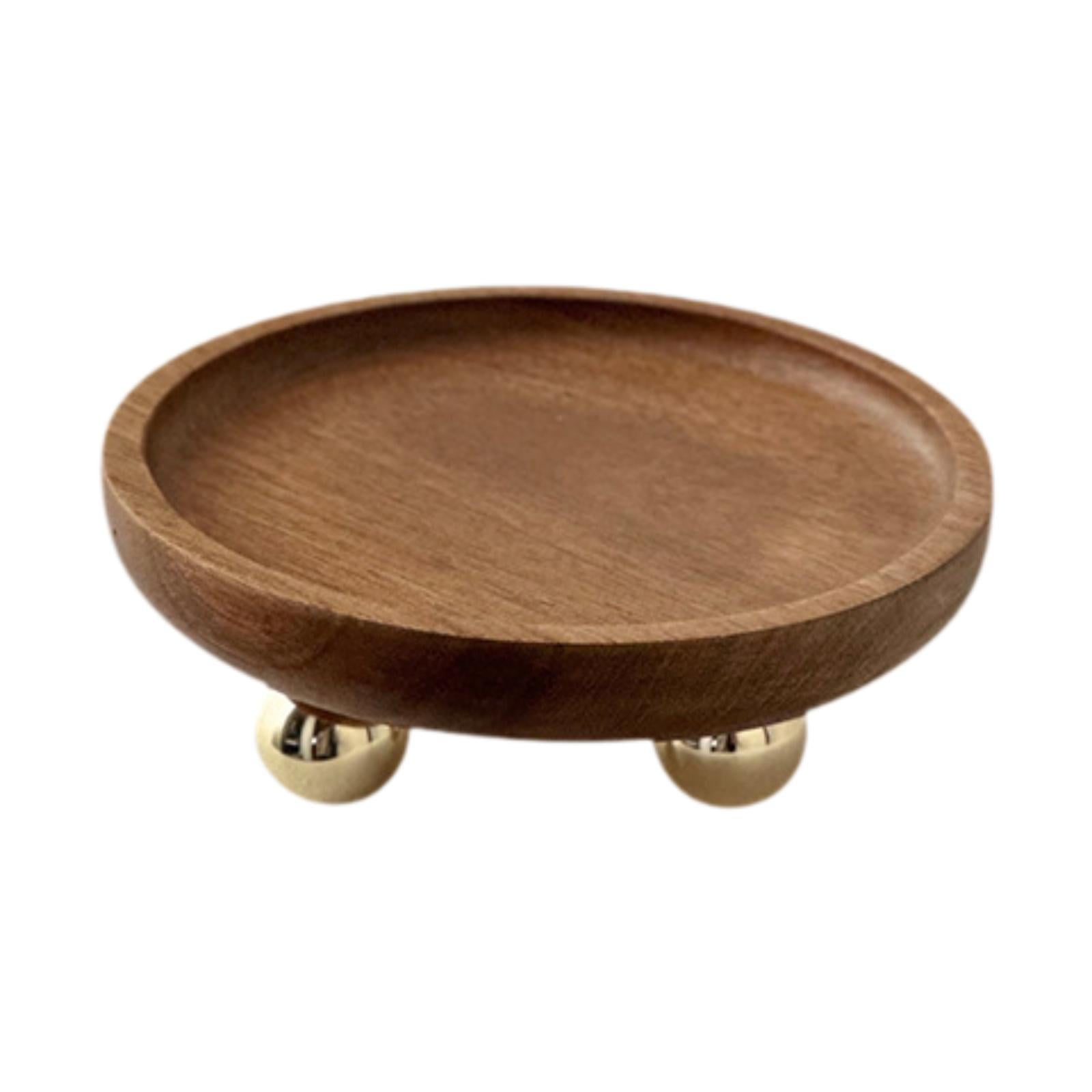Sharplace Wood Serving Tray Mini Riser Multi Purpose Wooden Pedestal ...