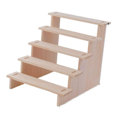 Segolike Wood Display Riser Stand Wooden Display Shelf Multilayer ...