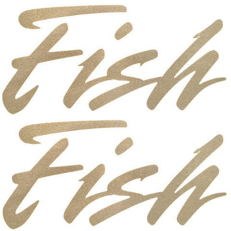 Sharpline Boat Decal Sticker 30000402 | Emblem Premier Fish Gold (Pair ...