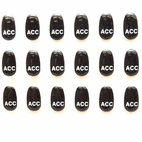 Sharpline Boat Raised Rotary Decals 133368-02 | Acc Black (Set of 18 ...