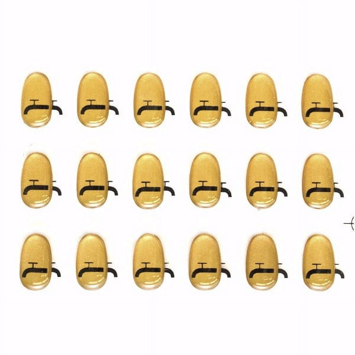 Sharpline Boat Raised Decal 37776 | Faucet Gold Black (Set of 18 ...