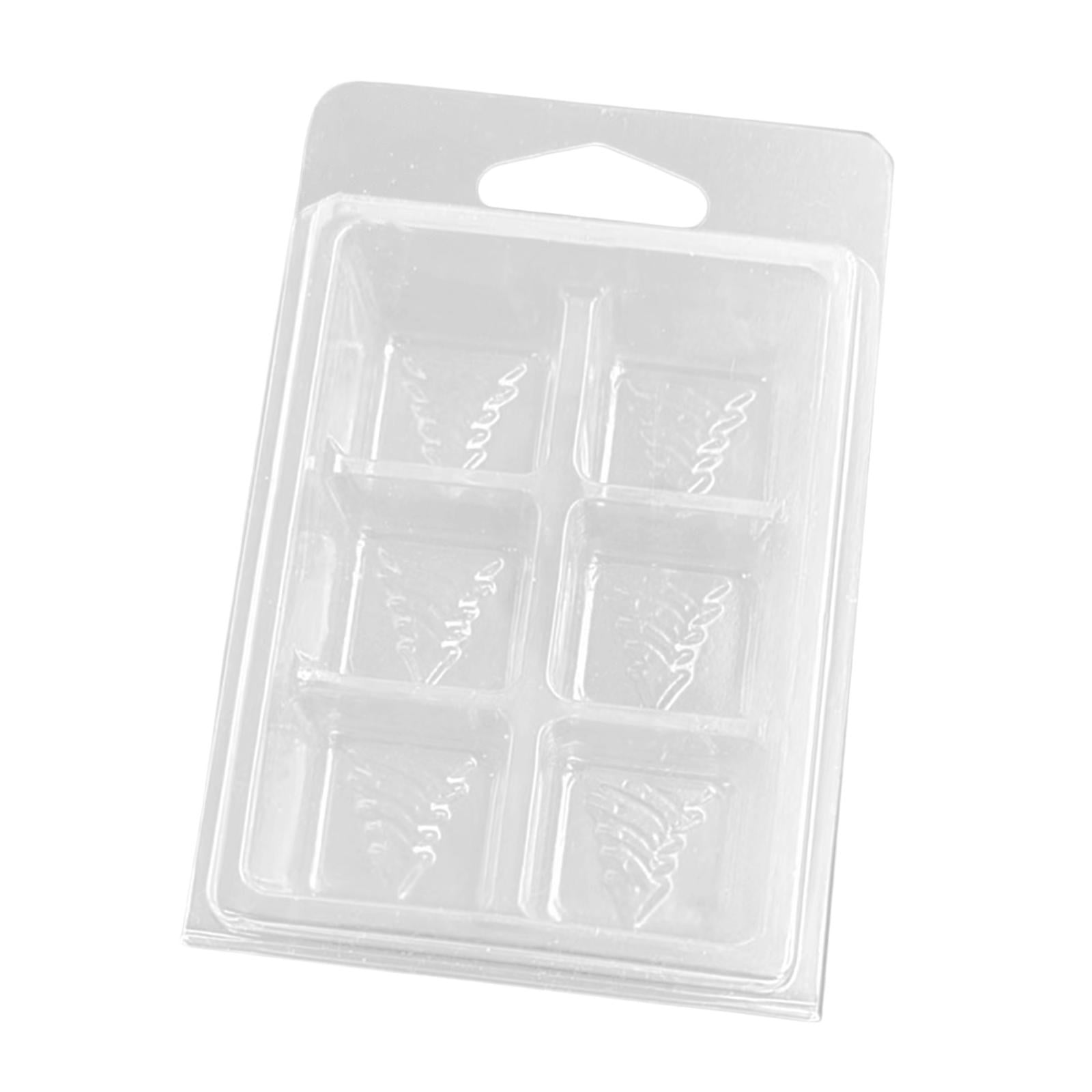 Sharprepublic 10 Pieces Christmas Tree Candle Melt Clamshells Moulds ...