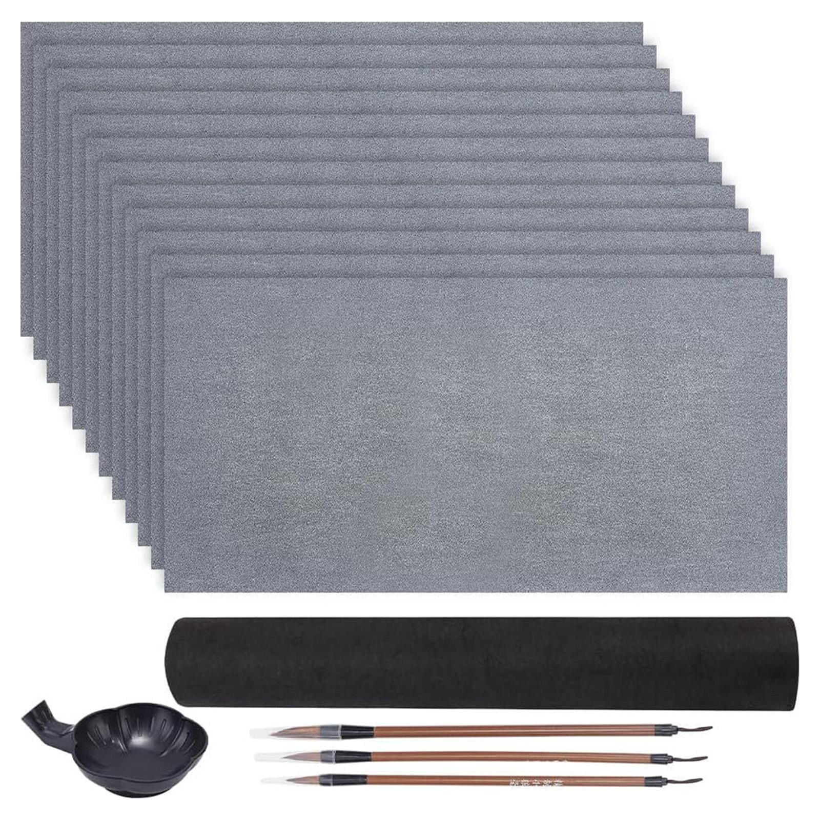 Sharprepublic 12 Pieces Water Writing Cloth Chinese Calligraphy Set ...