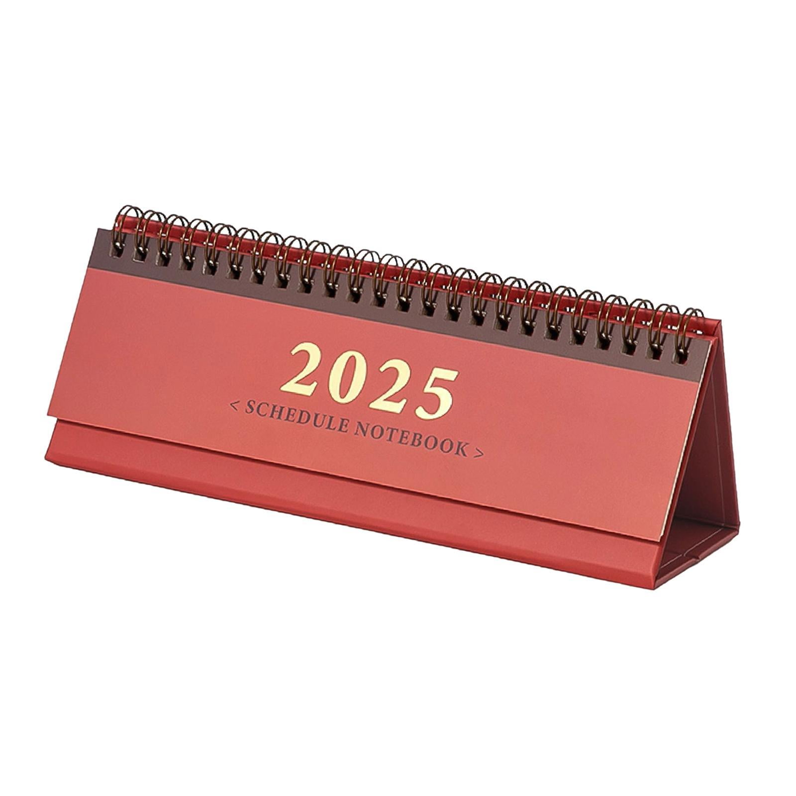 Sharprepublic 2025 Desk Calendar 12 Months Monthly Flip Calendar for ...