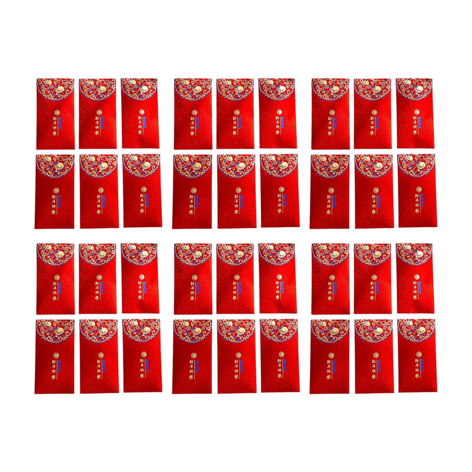 Sharprepublic 36 Pieces Chinese Lunar New Year Red Envelopes Wedding ...