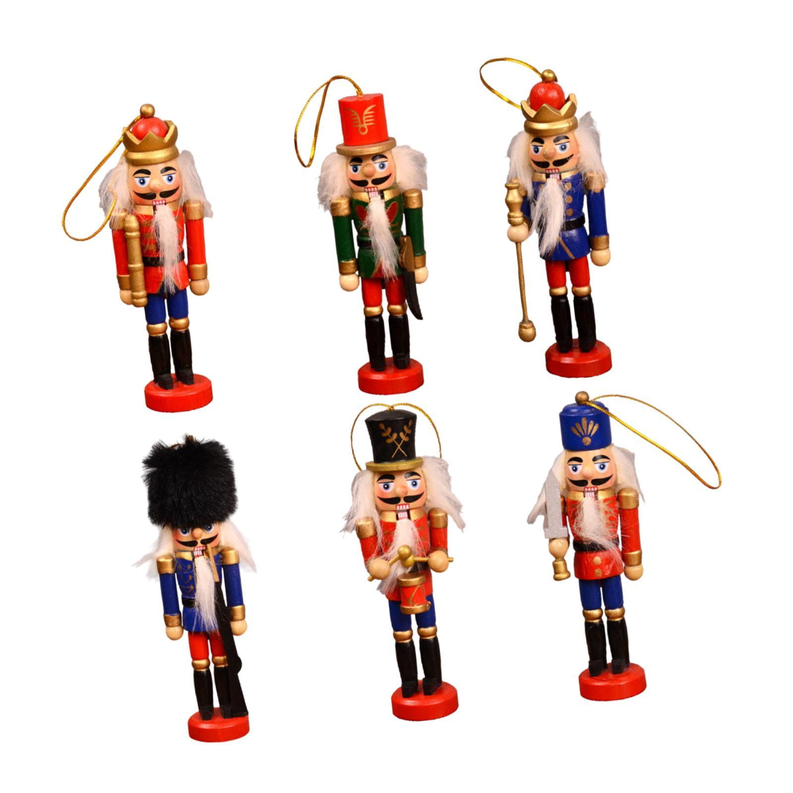 Sharprepublic 6 Pieces Nutcracker Hanging Decorations Portable Small ...
