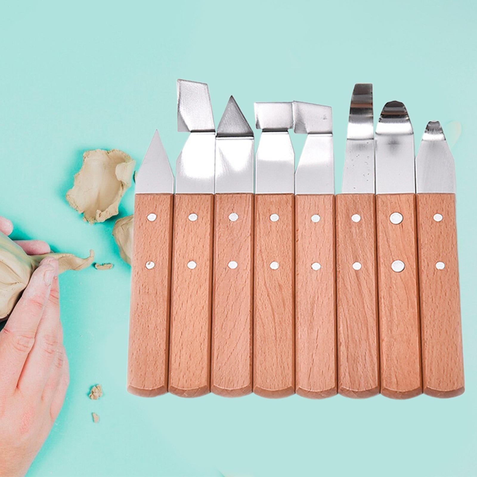Sharprepublic 8x Clay Sculpture Knives Clay Modelling Shaping Knives ...