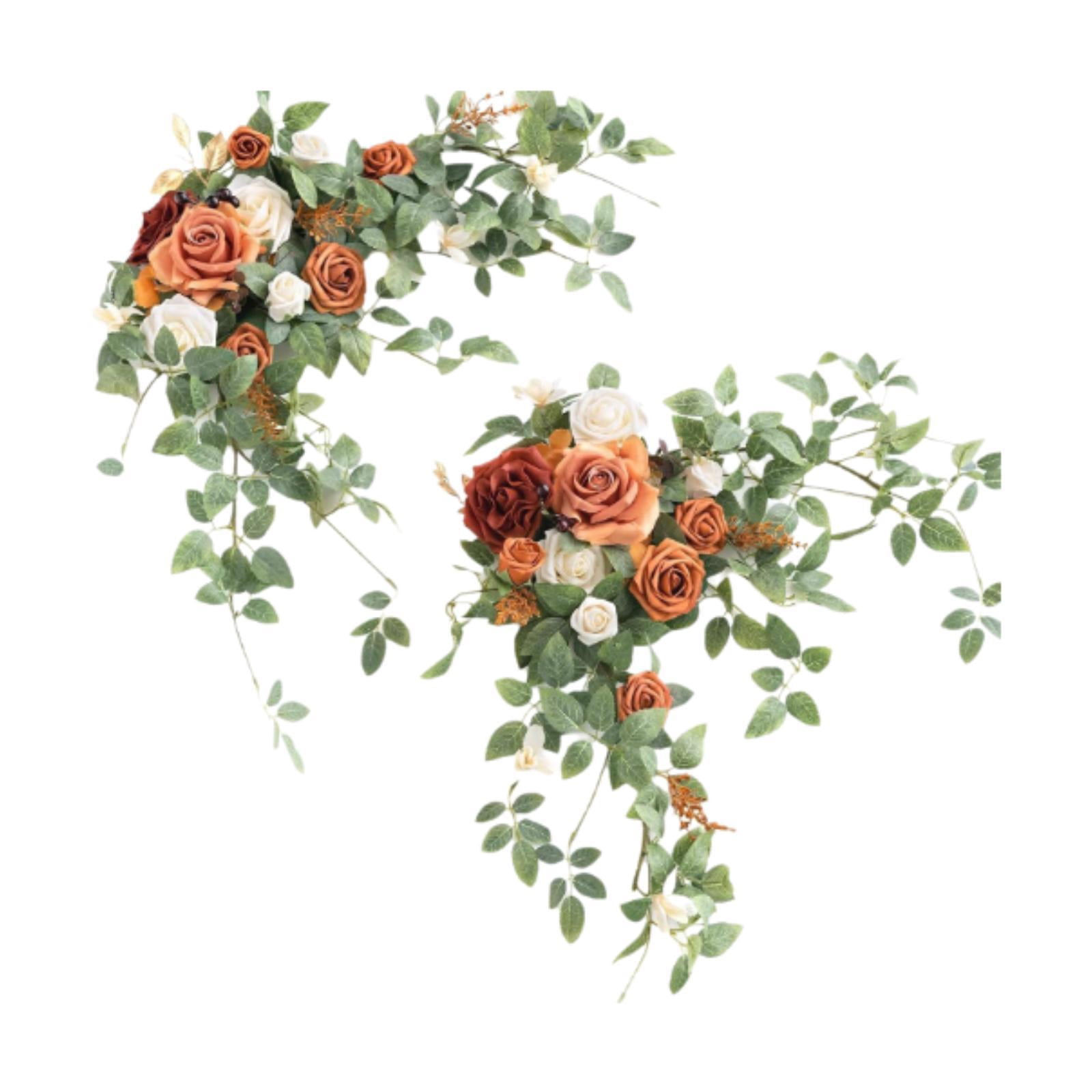 Sharprepublic Artificial Flower Swag Set Craft for Wedding Welcome Sign ...