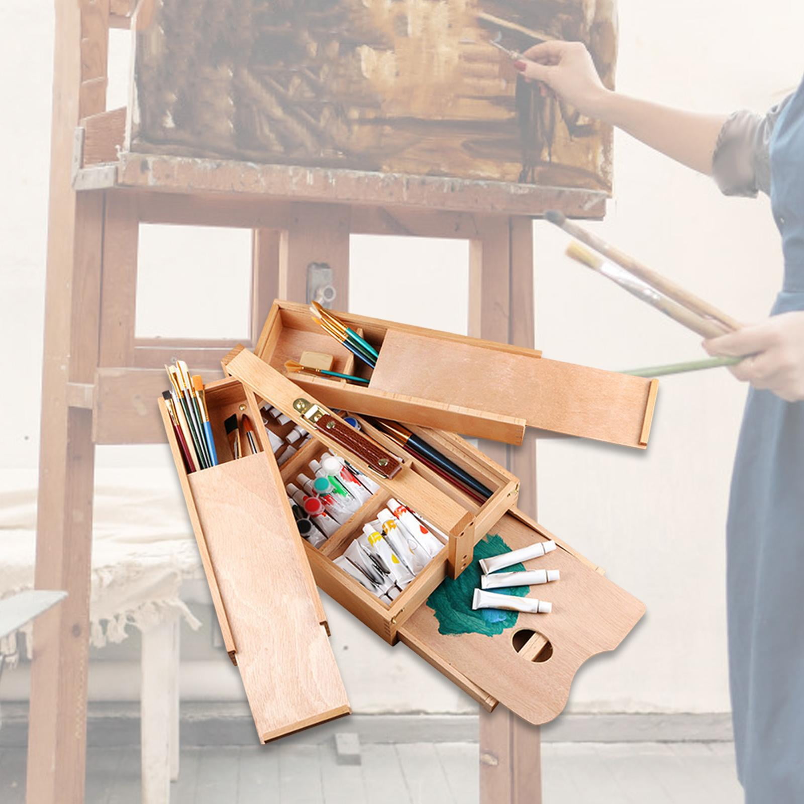 Sharprepublic Artist Supply Storage Box Case with Compartments and ...