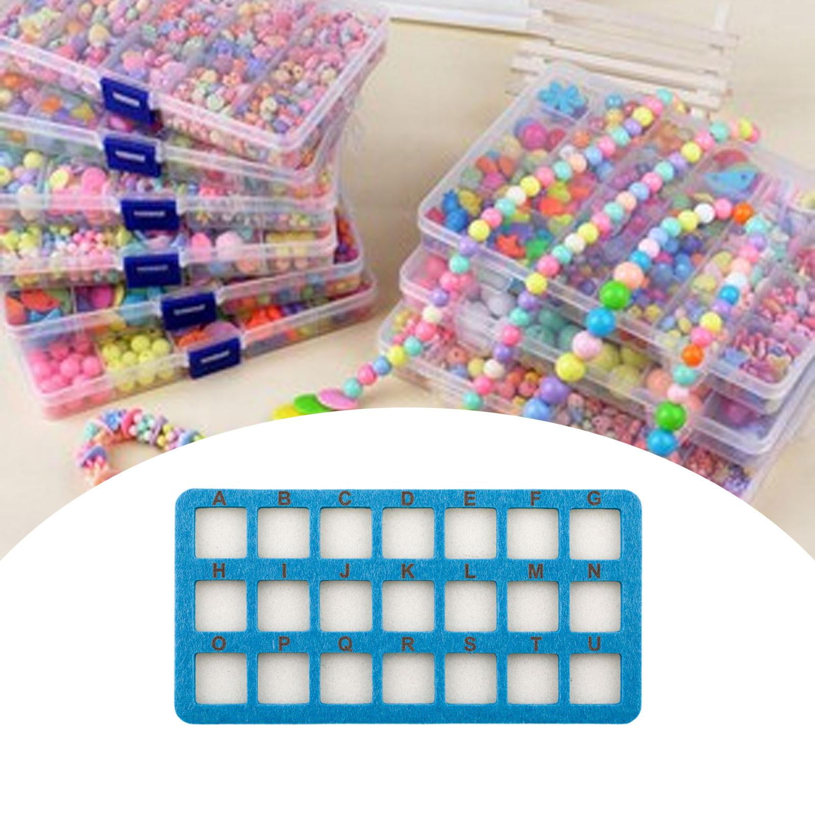 Sharprepublic Bead Mat 21 Grid Bead Cushion for Art Crafts Necklaces ...