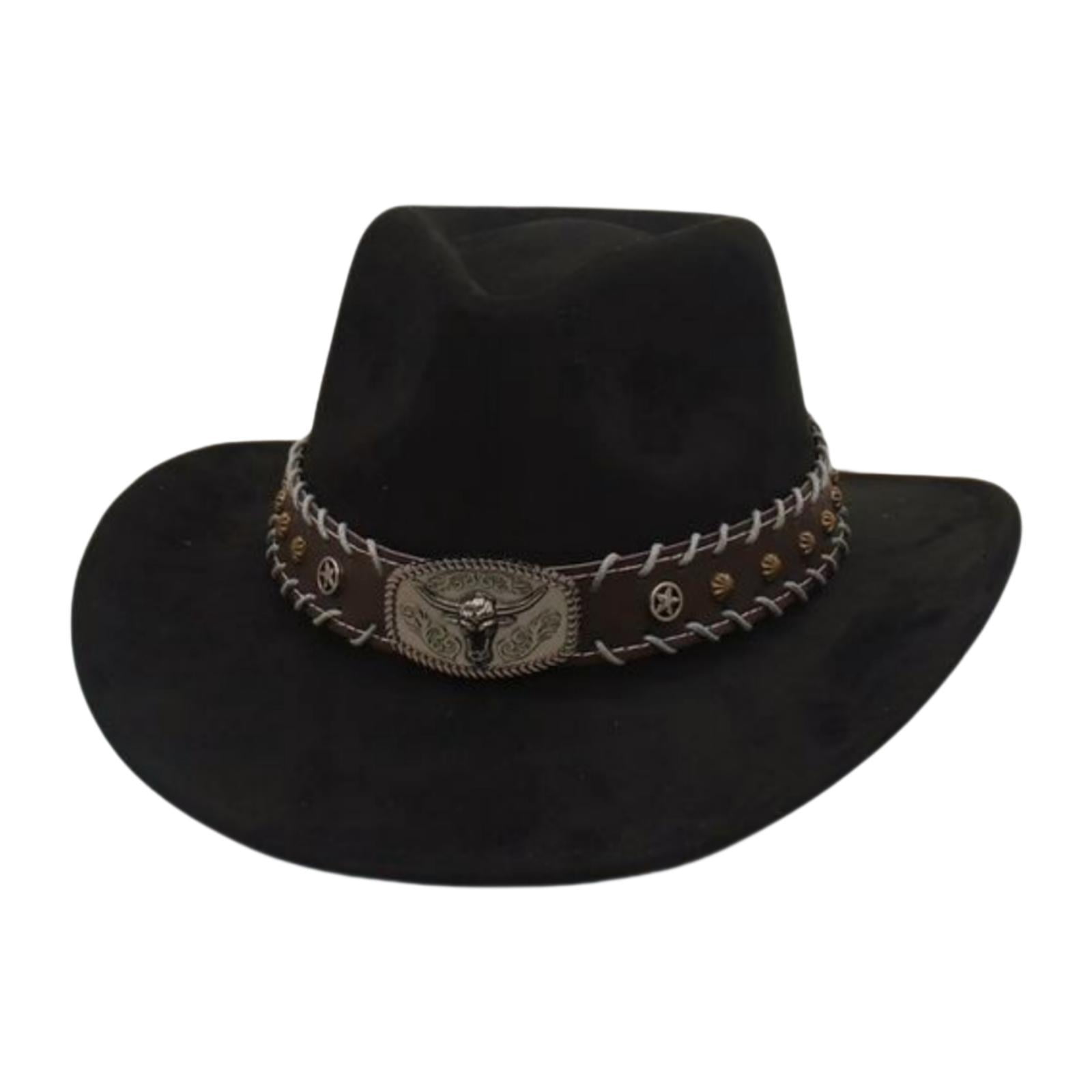 Sharprepublic Cowboy Hat Ethnic Cosplay Lightweight Cowgirl Hat for ...