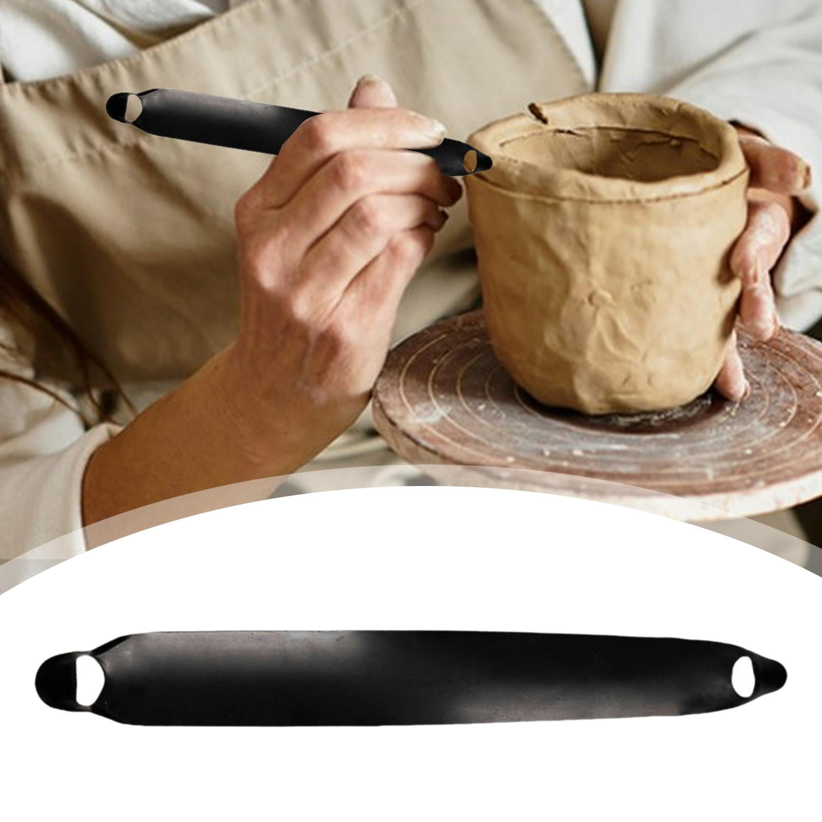 Sharprepublic DIY Pottery Tool Set Comfortable Grip Double-headed Clay ...