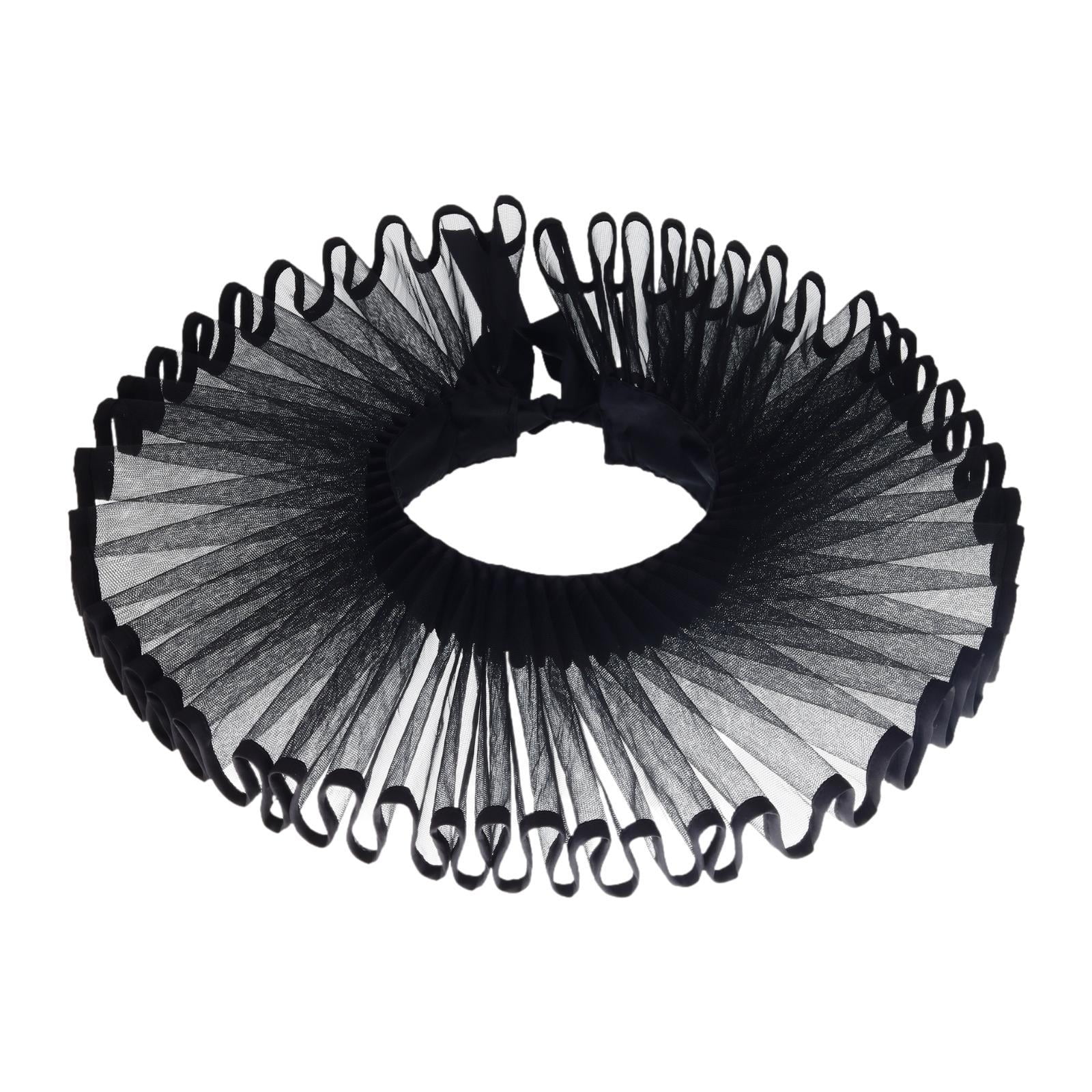 Sharprepublic Elizabethan Clown Neck Ruffle Comfortable Ruffled Collars ...