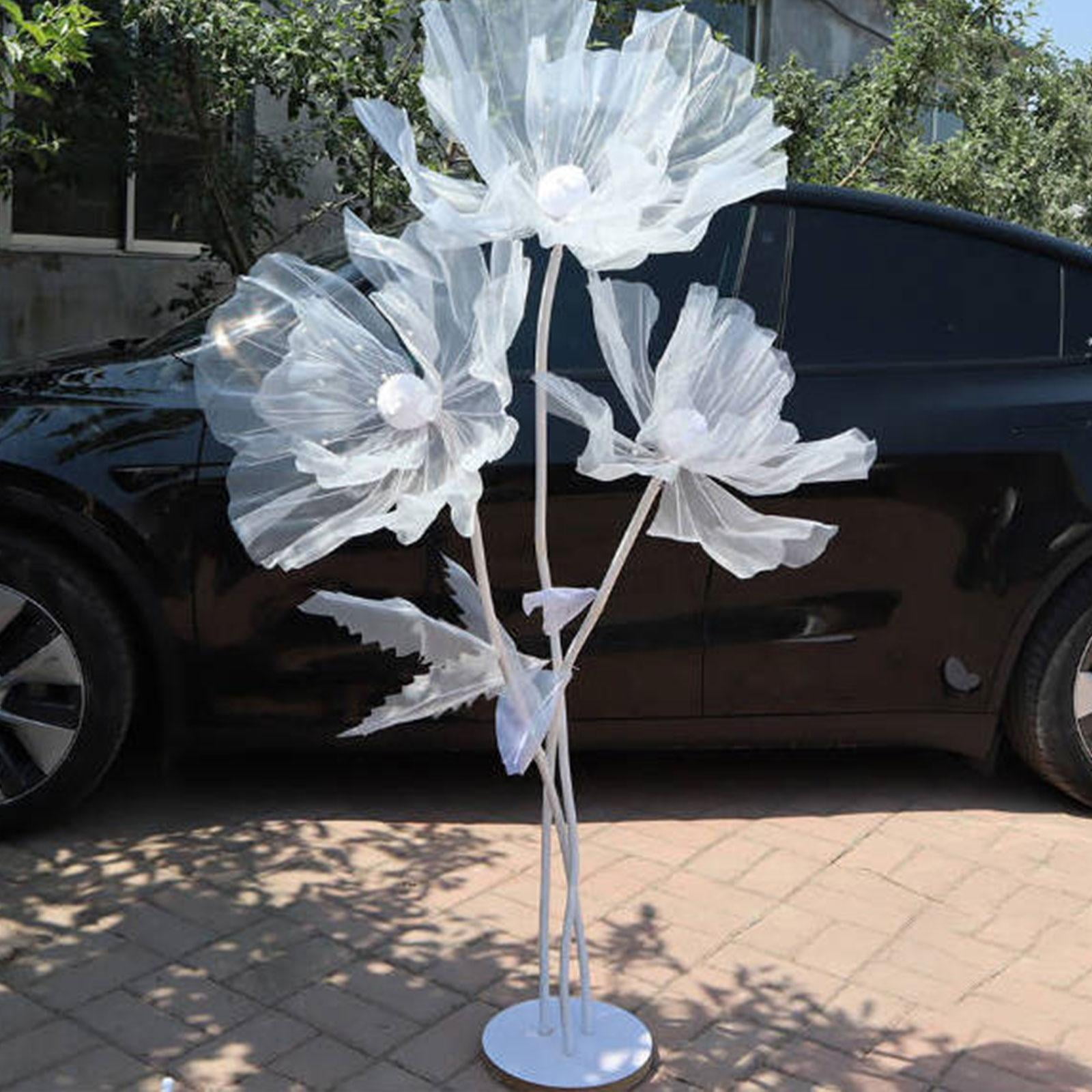 Sharprepublic Flower Pole Display Stand Base Flower Holder Stand Floral ...