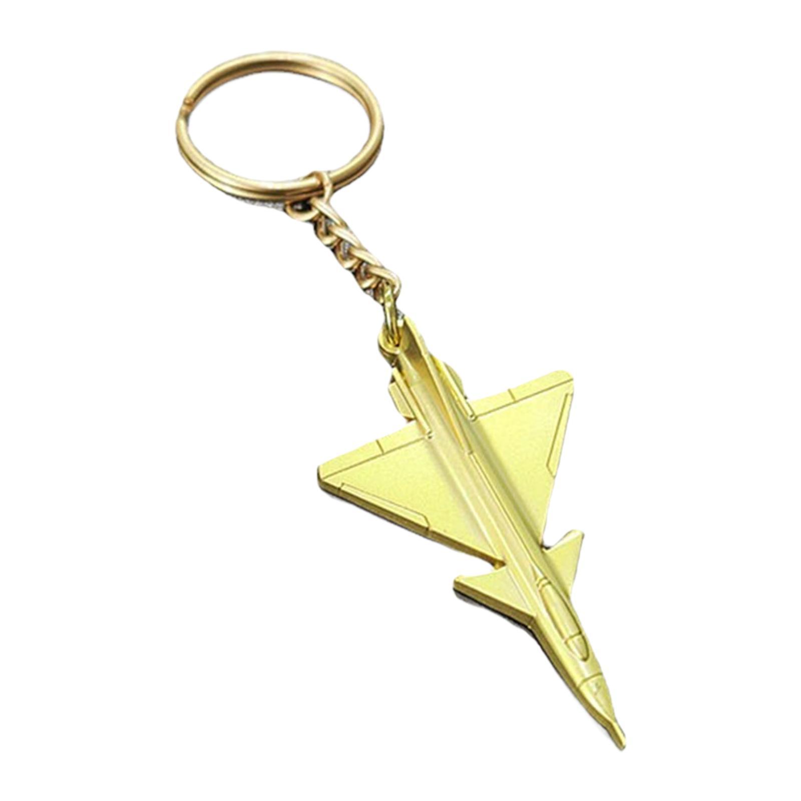 Sharprepublic J-10 Fighter Jet Keychain Metal Airplane Keychain for s ...