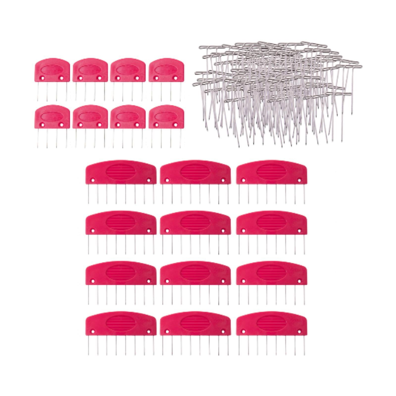 Sharprepublic Knit Blocking Combs & Pins Kit Sewing Tools for Home Use ...