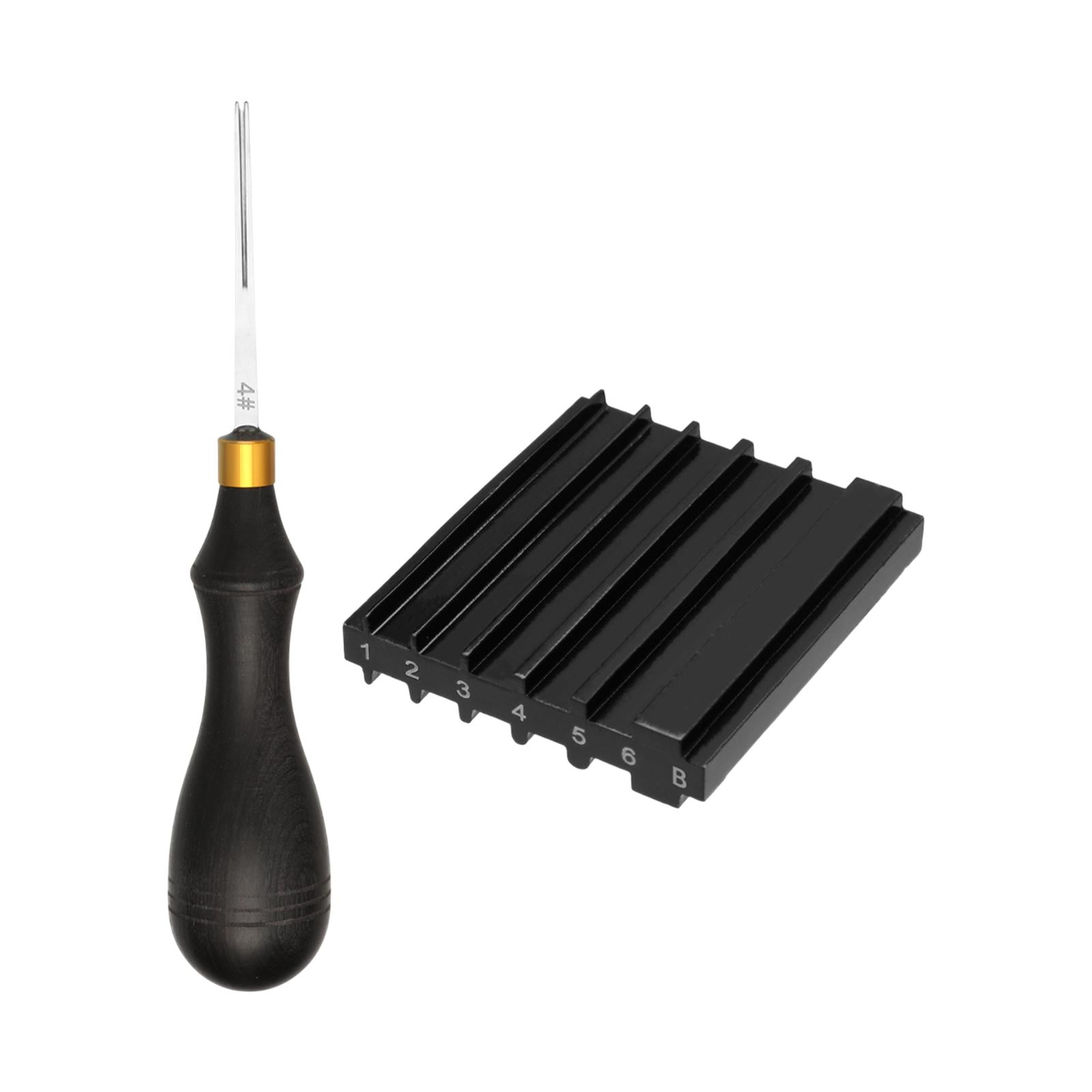 Sharprepublic Leather Edge Skiving Beveler Tool Set Edge Beveling ...