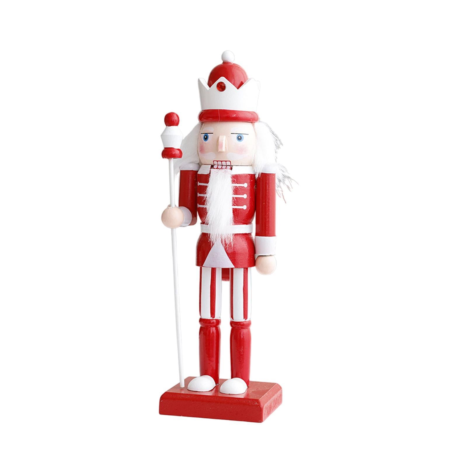 Sharprepublic Nutcracker Figurine Christmas Nutcracker King for Living ...