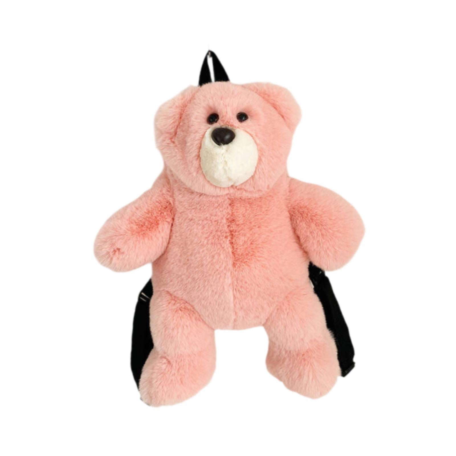 Sharprepublic Plush Bear Backpack Cartoon Fashion Adjustable Shoulder ...