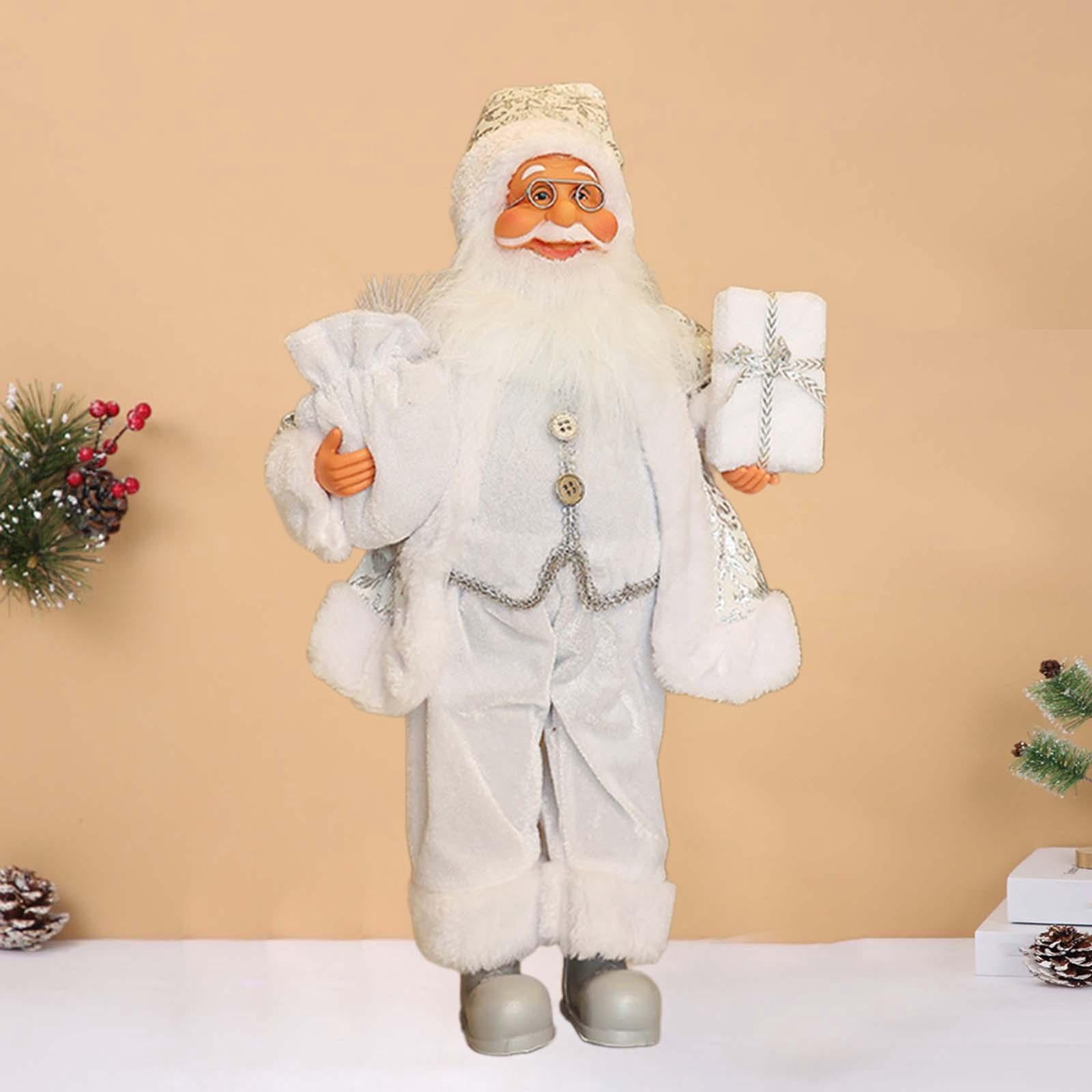 Sharprepublic Santa Claus Figurine Christmas Doll Cute Santa Claus ...