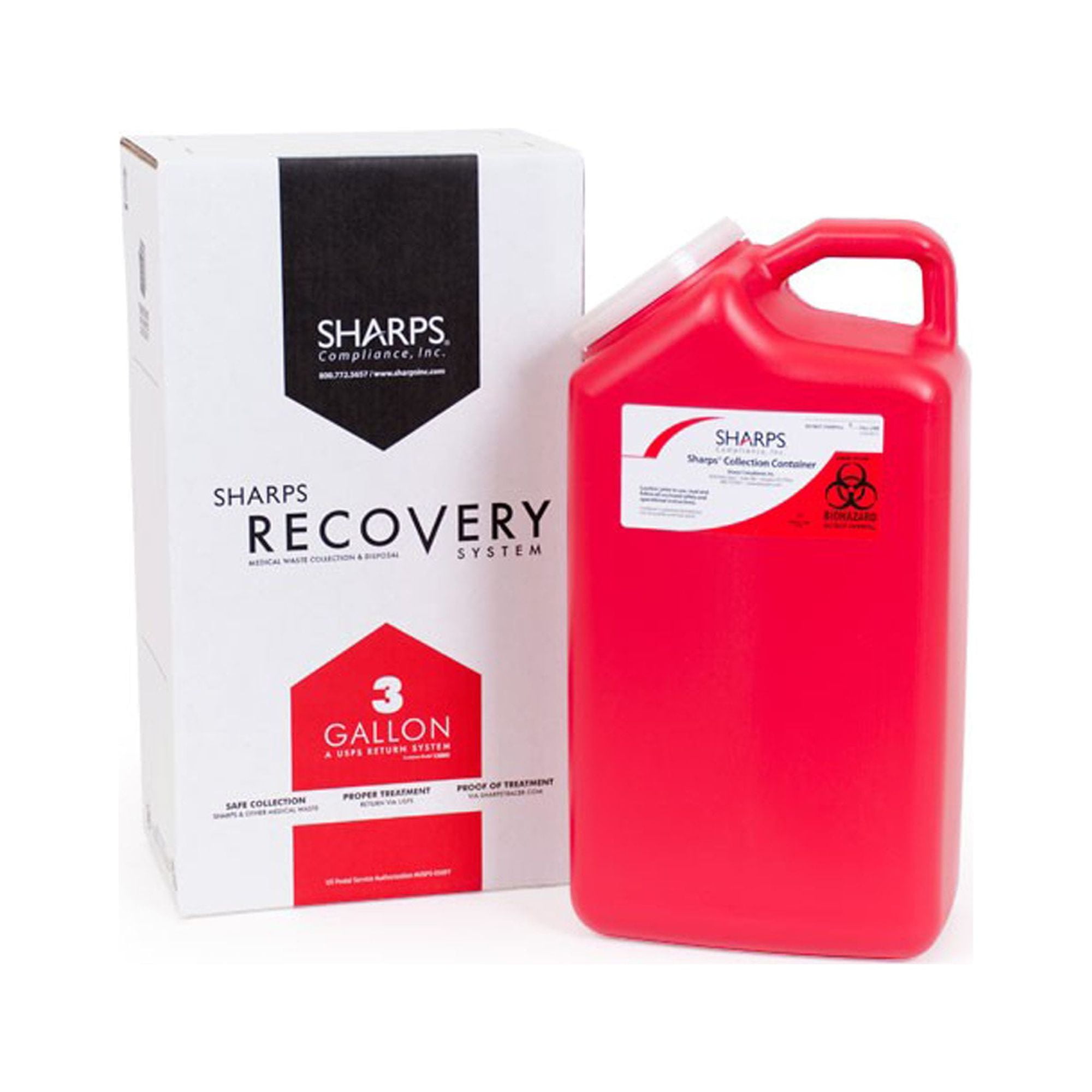 Sharps 3 Gal Container Mail Back System - 1 ct - Walmart.com