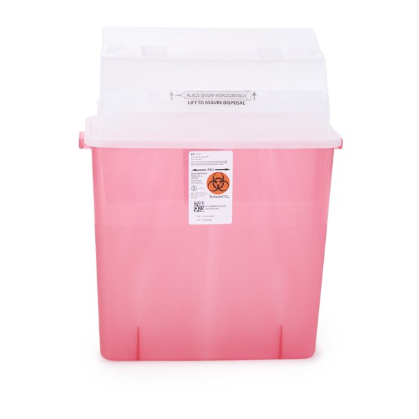 GatorGuard In-Room Sharps Container 3 gal. Horizontal Entry - Walmart ...