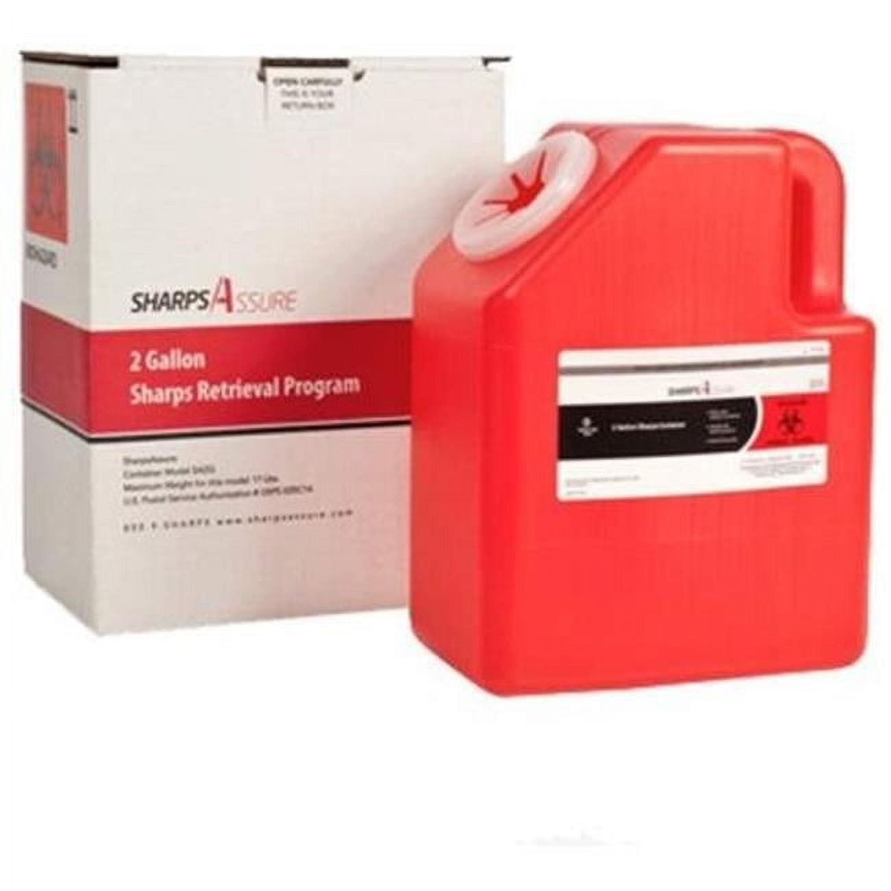 Sharps Assure SC1Q424SAQ 1 Quart Retrieval Program with Mail-Back ...