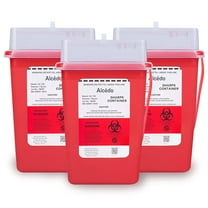 Sharpstar In-Room Sharps Container, 5qt, Red, 8507SA, Mailbox Lid, 2 ...
