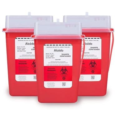 BD Brand Home Sharps Container for Diabetic Care, Disposal Pen Needles ...
