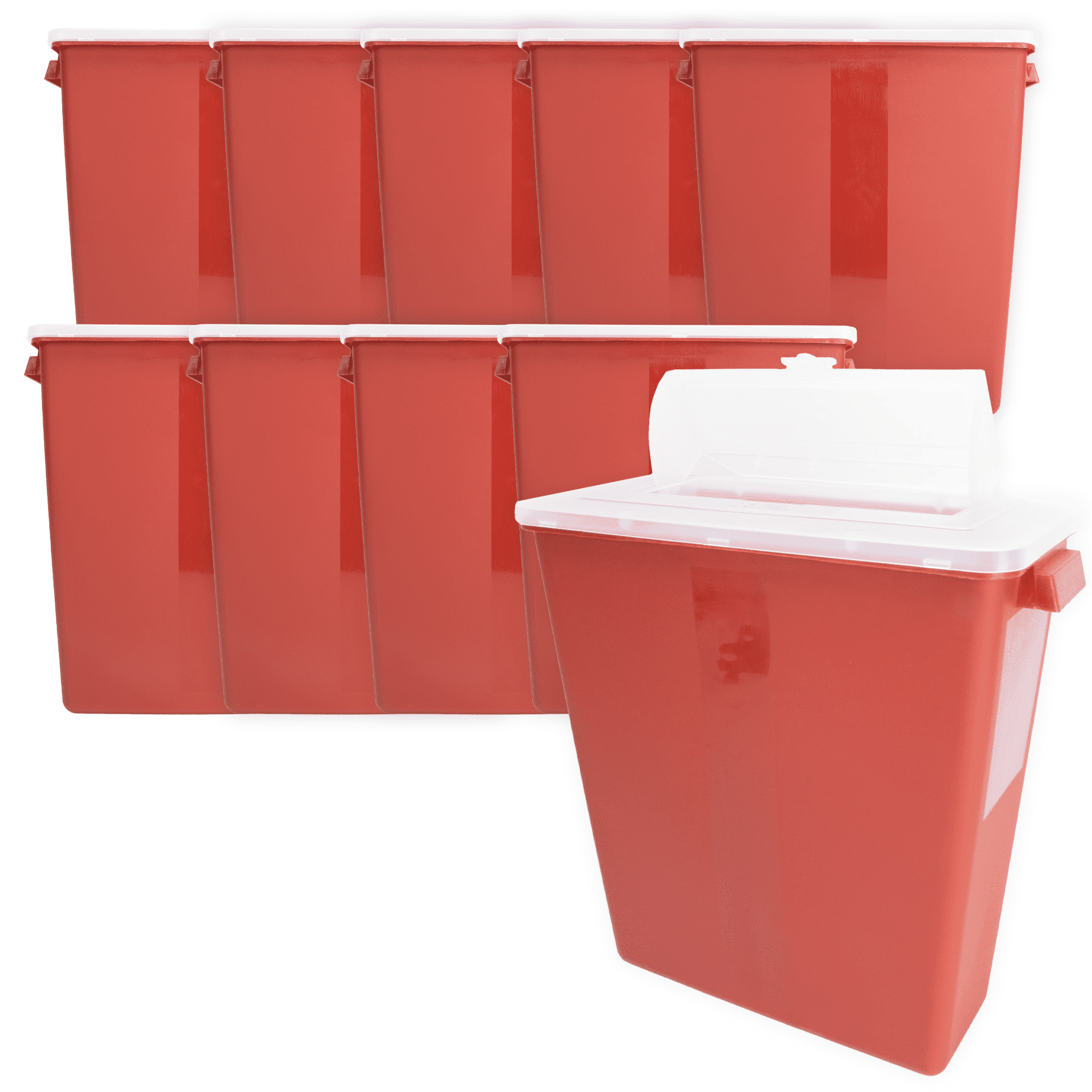 Sharps Container for Home Use & Professional, 3 Gallon (10-Pack) with ...