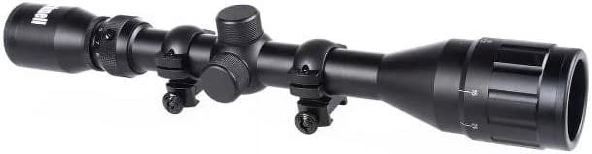 Sharpshooter 4-12x40 Adjustable Objective Scope & Ring Combo - Walmart.com