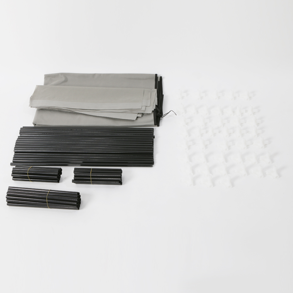 Sharpstar 6 Row 2 Line 12 Lattices Non woven Fabric Shoe Rack Gray Sharpstar 6 Row 2 Line 12 Lattices Non woven Fabric Shoe Rack Gray