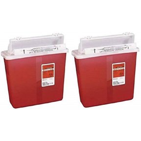 Wall Mounted Sharps Container