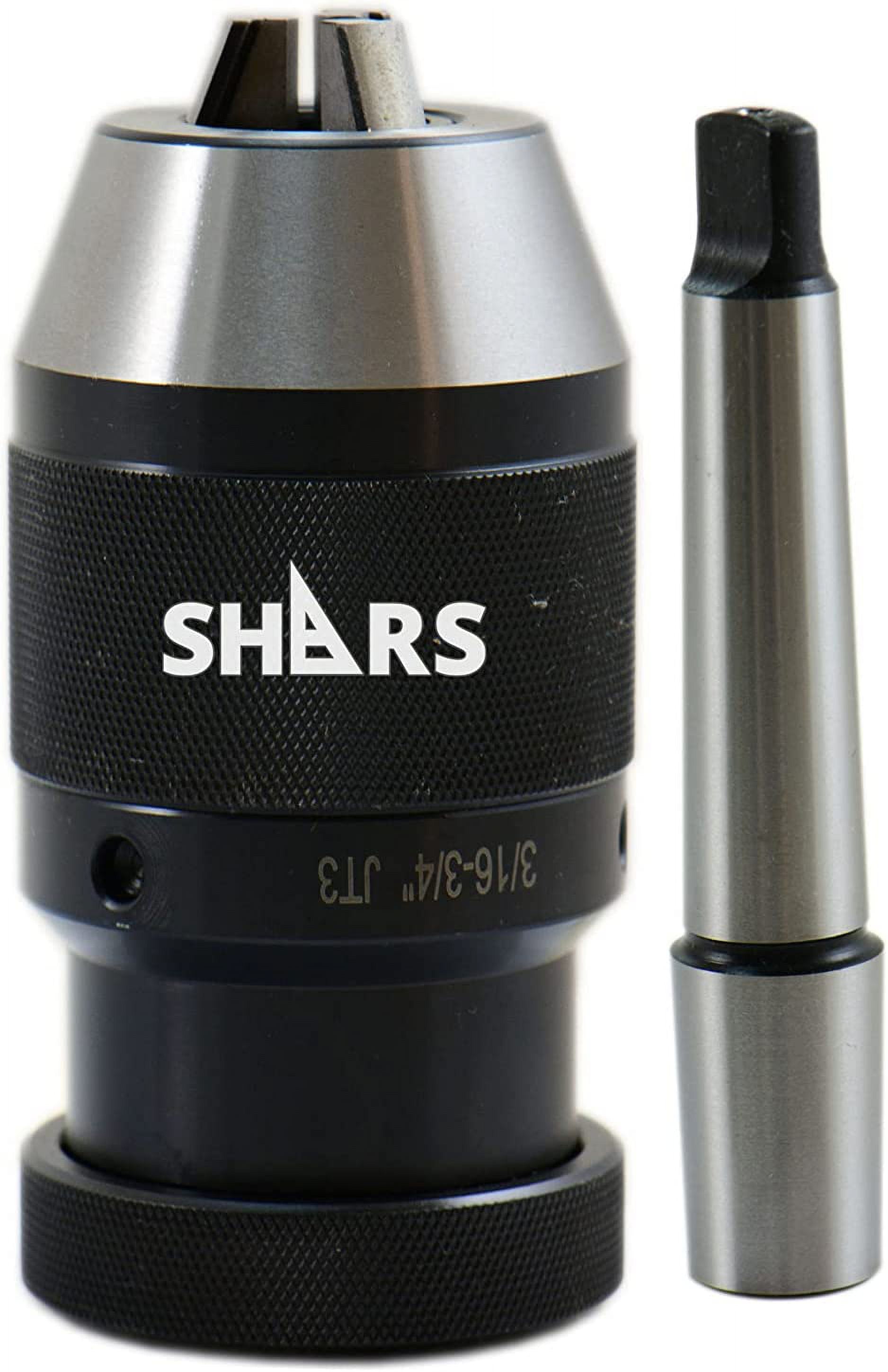 Shars 3/16-3/4" JT3 Heavy Duty Keyless Drill Chuck with MT2 Drill Chuck ...