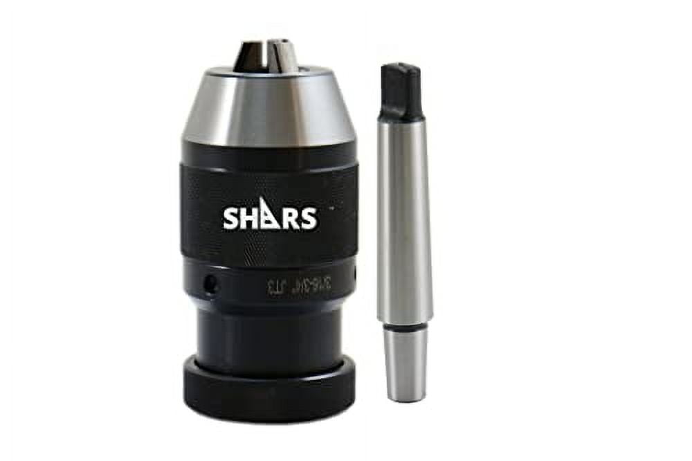 Shars 3/16-3/4" JT3 Heavy Duty Keyless Drill Chuck with MT3 Drill Chuck ...