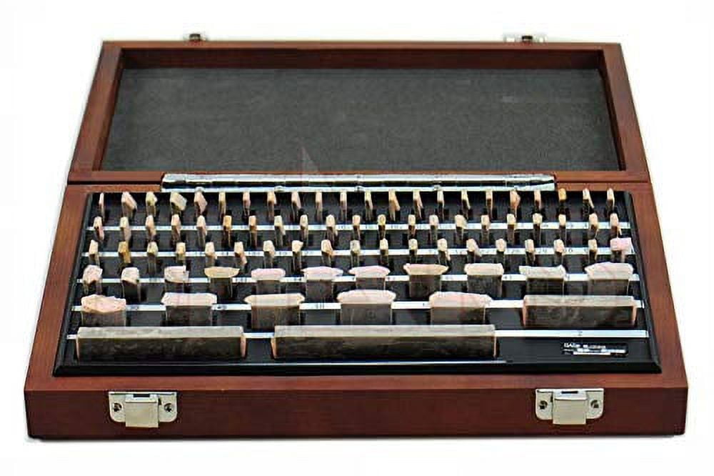 Shars Grade AS-1 Rectangular Gage Block Set with NIST traceable ...