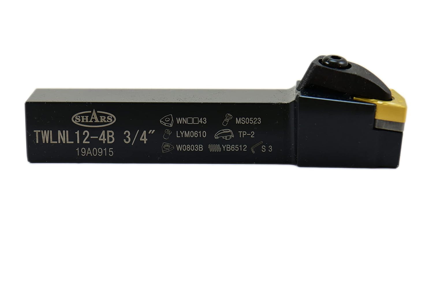 Shars T-Type Clamp Indexable Turning Tool Holder !] (TWLN Left Hand, 3/4" 431 Insert) - Walmart.com