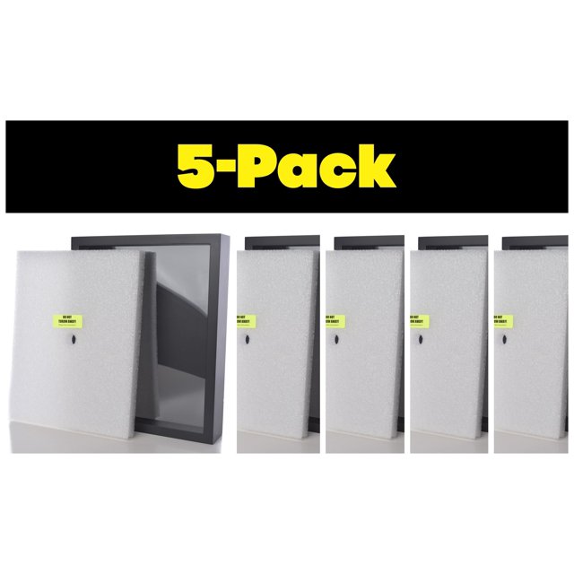Shart Original T Shirt Frame Display Case 5-Pack 11x14 (Black ...