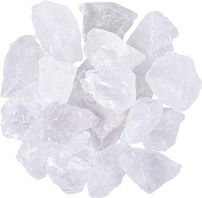 Sharvgun 1 lb Bulk Rough Clear Quartz Stone Crystal for Tumbling ...